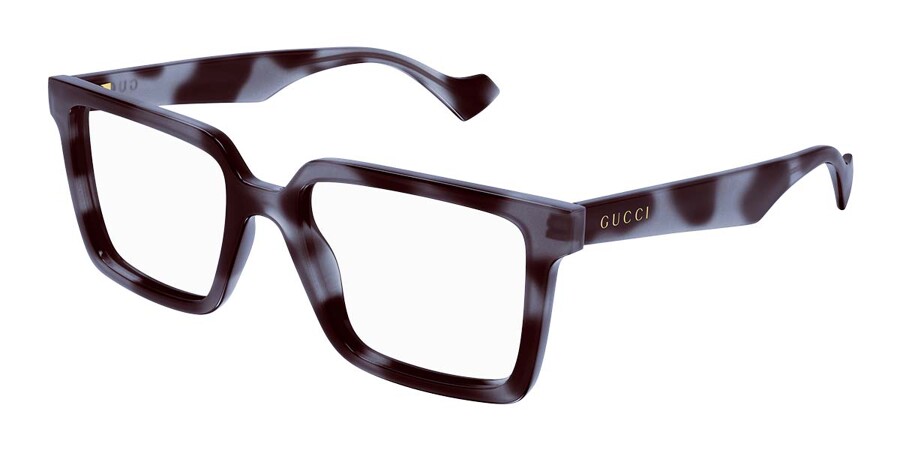 Gucci GG1540O 008 Square Grey Horn Eyeglasses | SmartBuyGlasses US