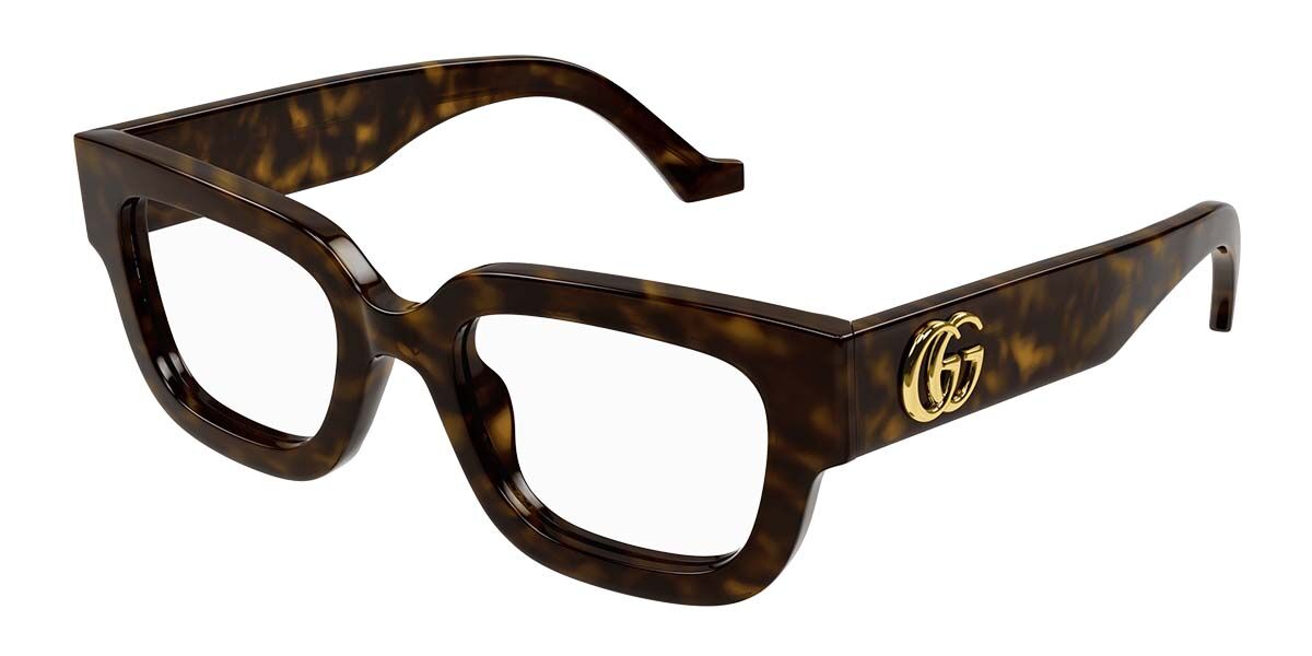 Gucci GG1548O 002 Eyeglasses in Tortoise | SmartBuyGlasses USA