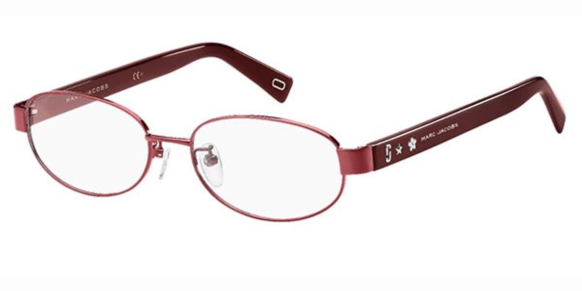 Marc Jacobs MARC 347/F Asian Fit LHF Eyeglasses in Red | SmartBuyGlasses USA