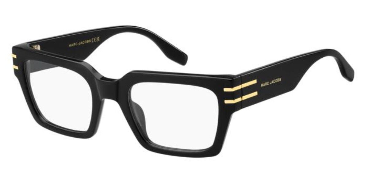 Marc Jacobs MARC 879 2M2 Rectangle Black Eyeglasses | Vision Direct ...