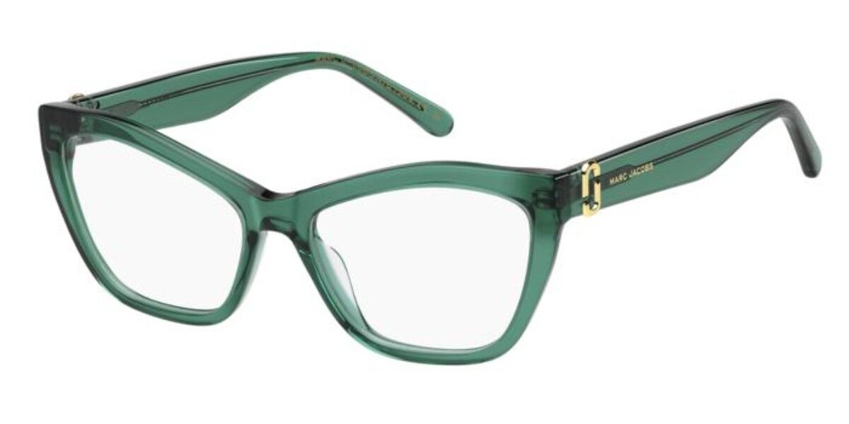 Marc Jacobs MARC 894 ZI9 Cat Eye Transparent Teal Green Eyeglasses ...