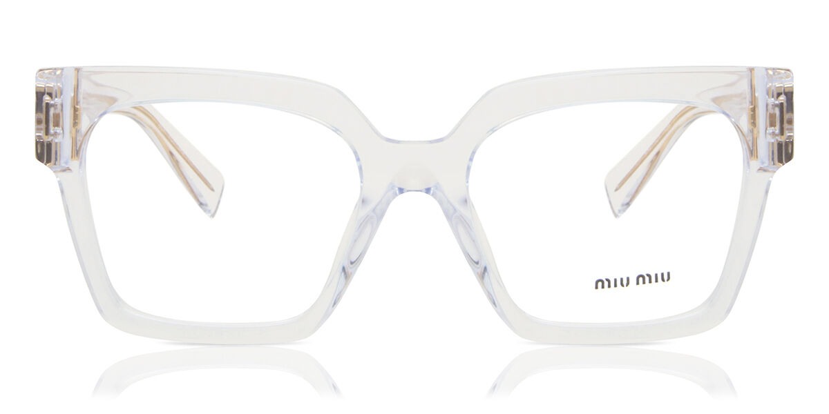 Miu Miu MU04UV 2AZ1O1 Eyeglasses in Clear | SmartBuyGlasses USA