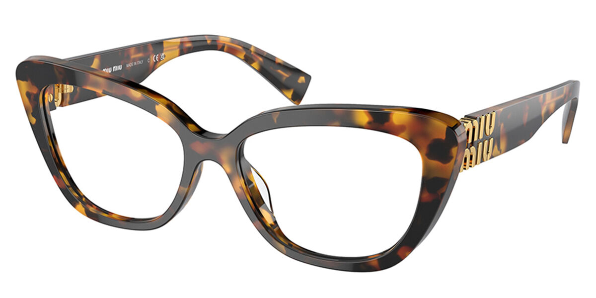 Miu Miu MU05VV VAU1O1 Eyeglasses in Honey Tortoise | SmartBuyGlasses USA