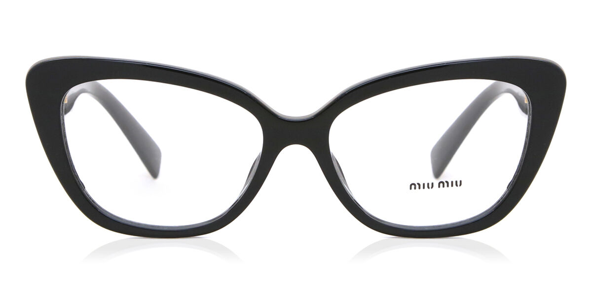 Miu Miu MU05VV 1AB1O1 Eyeglasses in Black | SmartBuyGlasses USA