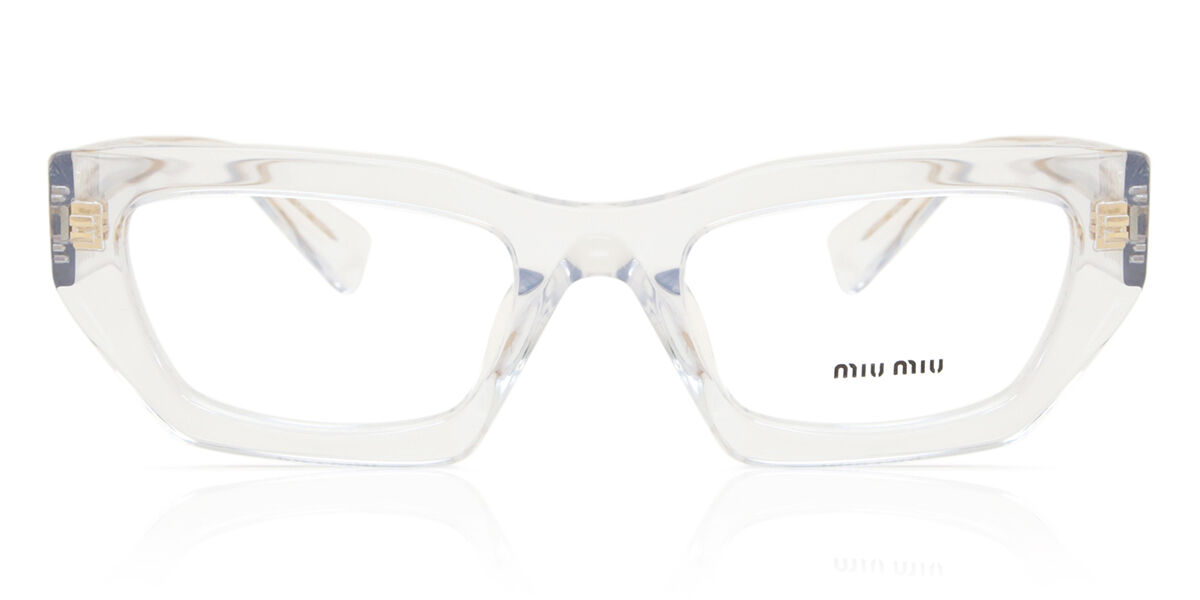 Miu Miu MU03XV 2AZ1O1 Eyeglasses in Clear | SmartBuyGlasses USA