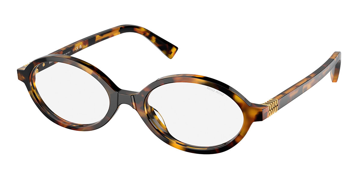 Miu Miu MU04ZS Blue-Light Block VAU08N Glasses Honey Tortoise ...