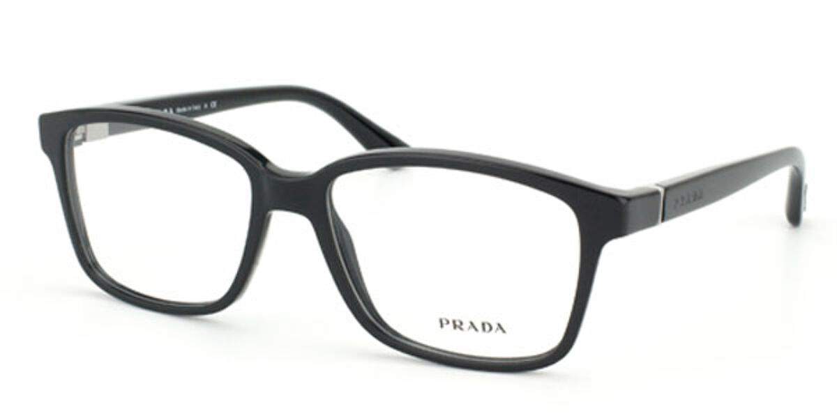 Prada PR 01OV 1AB1O1 Glasses Black | VisionDirect Australia