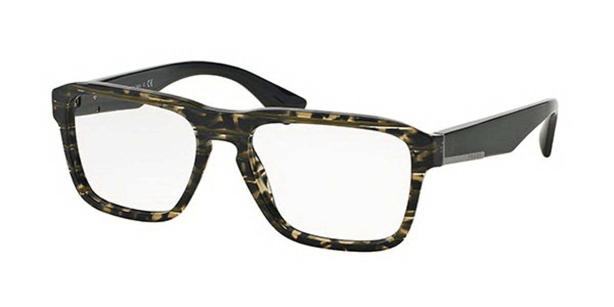 Prada PR 04SV UBE1O1 Eyeglasses in Green | SmartBuyGlasses USA