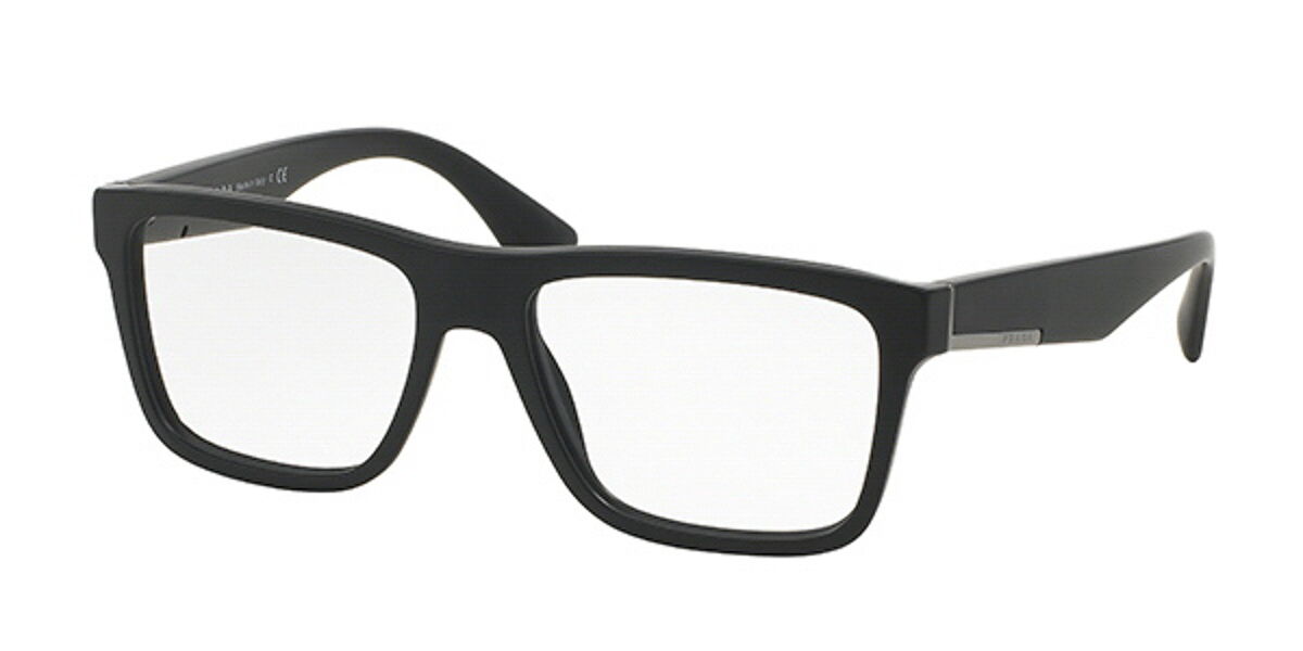 Prada PR 07SVF Asian Fit 1BO1O1 Eyeglasses in Black | SmartBuyGlasses USA