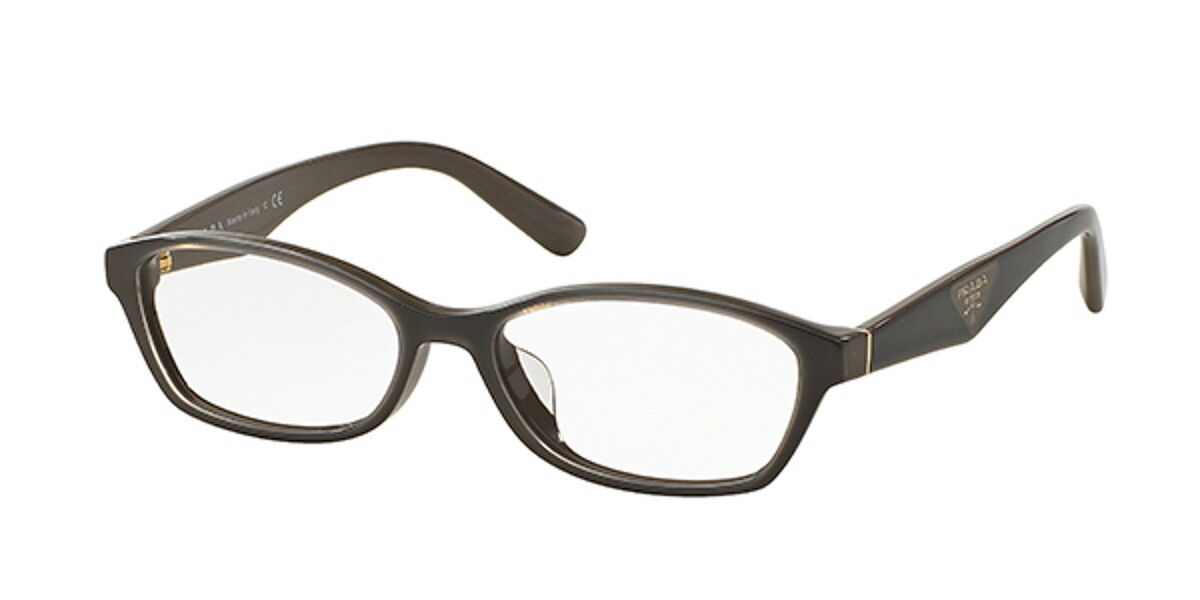 Prada PR 02SV UAM1O1 Eyeglasses in Brown | SmartBuyGlasses USA