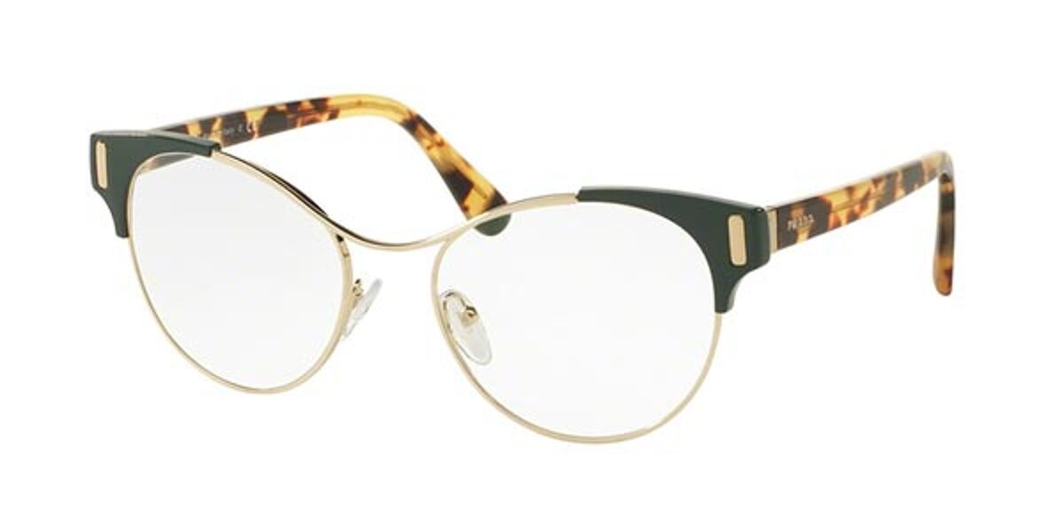 Prada PR 61TV VAY1O1 Eyeglasses in Pale Gold/Blue | SmartBuyGlasses USA