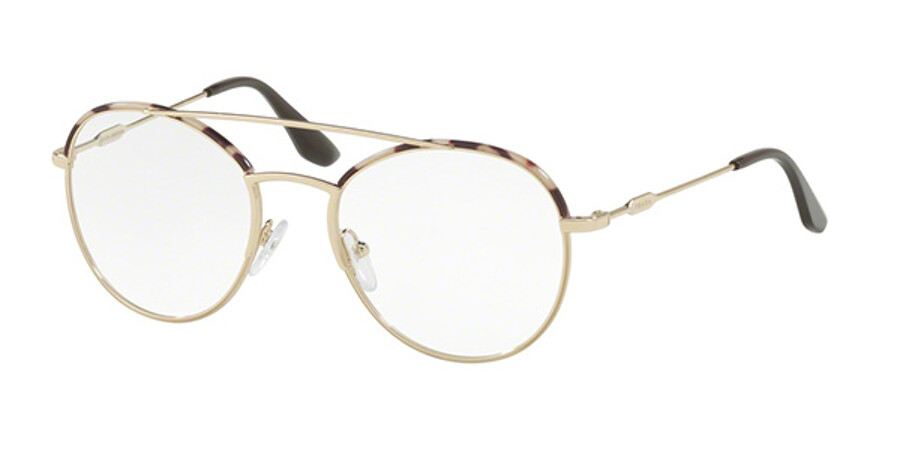 Prada PR 55UV UAO1O1 Oval Silver Eyeglasses | SmartBuyGlasses US
