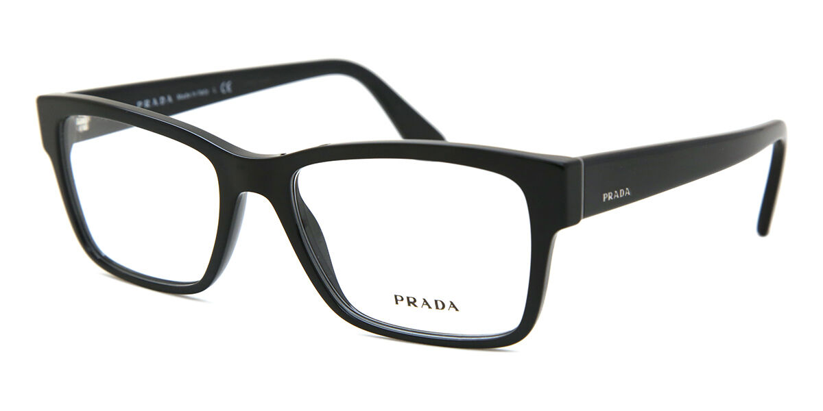 Prada PR 15VV 1AB1O1 Eyeglasses in Black | SmartBuyGlasses USA