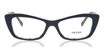 Prada PR 15XV 07C1O1 Eyeglasses in Red/Havana | SmartBuyGlasses USA