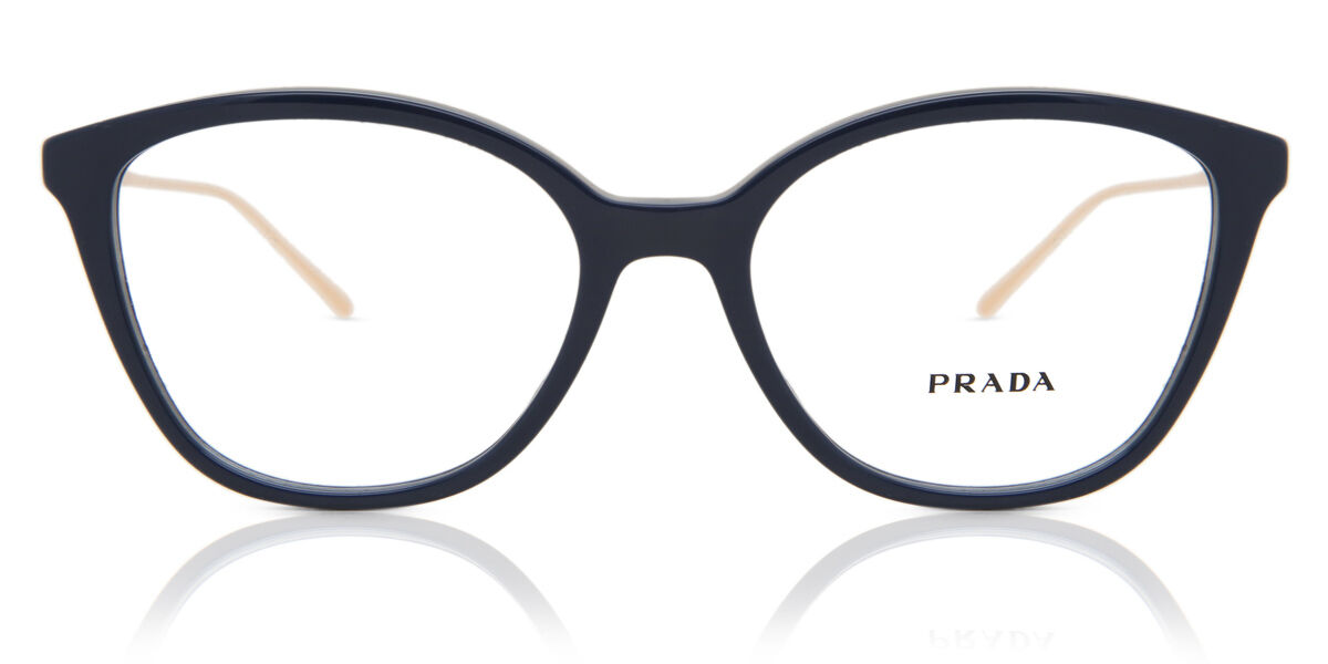 Prada PR 11VV VY71O1 Eyeglasses in Blue | SmartBuyGlasses USA