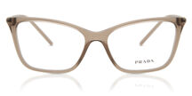 Prada PR 08WV 1AB1O1 Eyeglasses in Shiny Black | SmartBuyGlasses USA