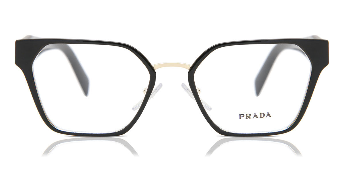 Prada PR 63WV 08R1O1 Glasses Burgundy | VisionDirect Australia