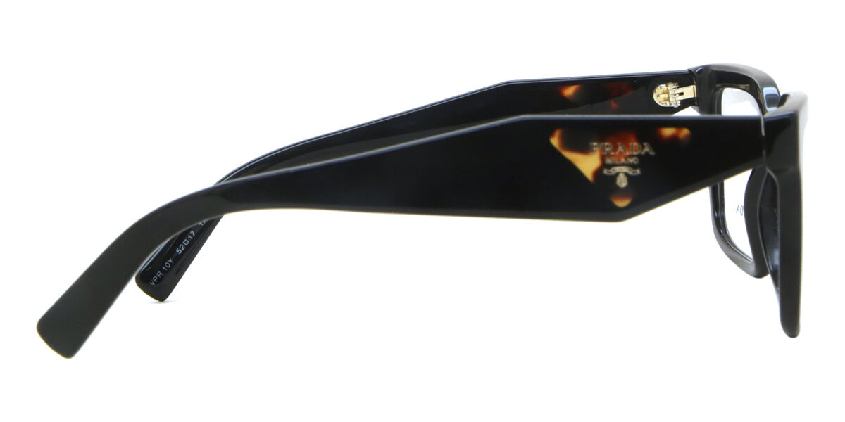 Prada PR 10YV 1AB1O1 Square Black Frame Eyeglasses | SmartBuyGlasses US