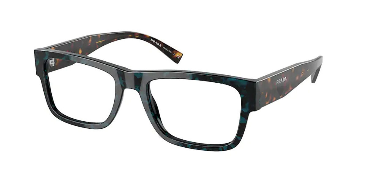 Prada PR 15YV 06Z1O1 Eyeglasses in Teal Tortoise | SmartBuyGlasses USA