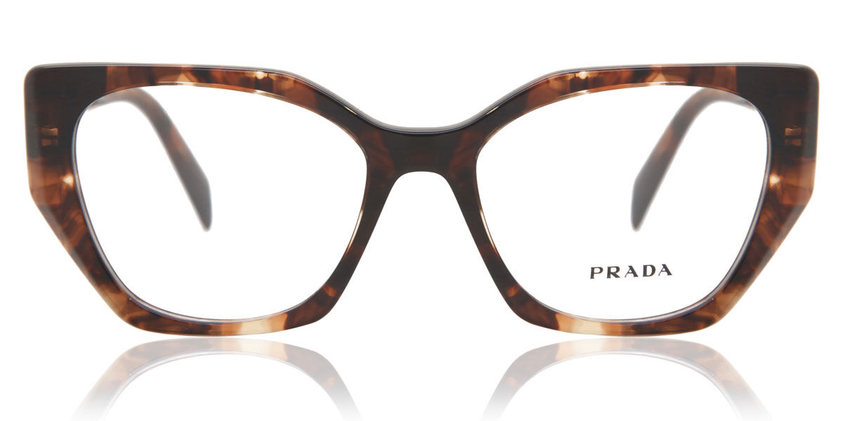 Prada PR 18WV Symbole 07R1O1 Eyeglasses in Caramel Tortoise ...