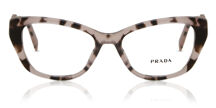 Prada PR 19WV 16J1O1 Eyeglasses in Transparent Teal Blue ...