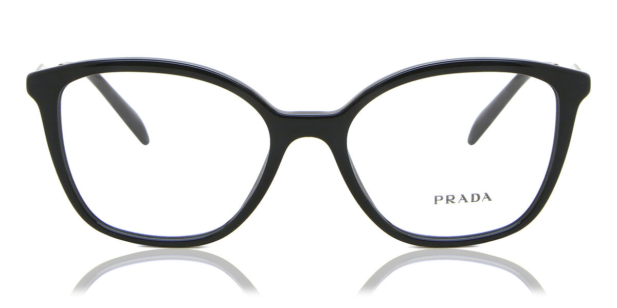 Prada PR 02ZV 1AB1O1 Glasses Black | VisionDirect Australia