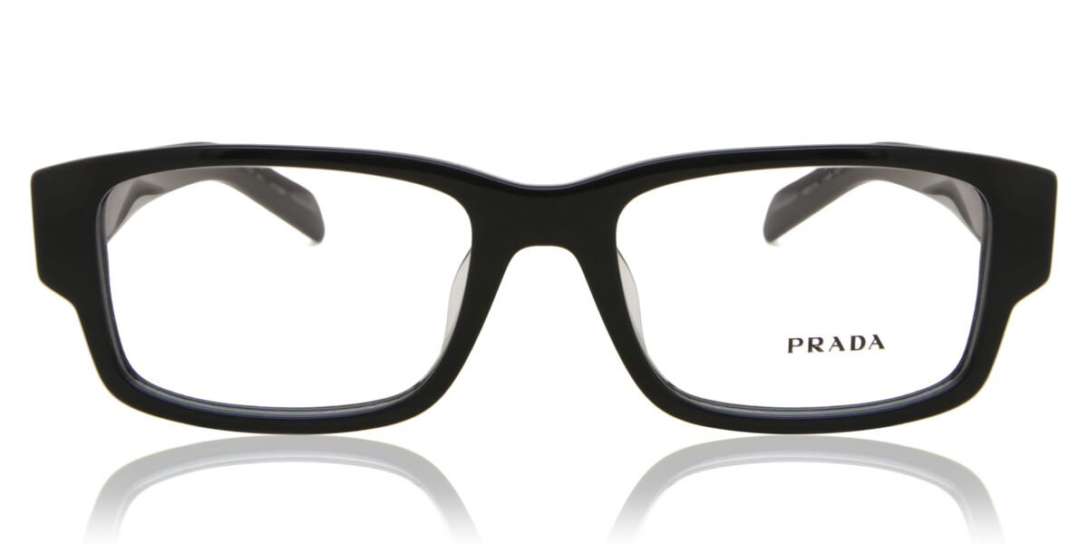 Prada PR 07ZVF Asian Fit 1AB1O1 Glasses Black | SmartBuyGlasses Canada
