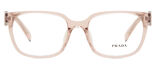 Prada PR 17ZVF Asian Fit 07R1O1 Square Caramel Tortoise Eyeglasses ...