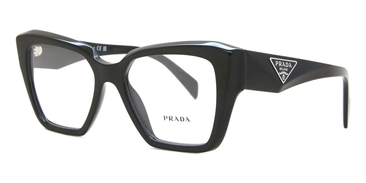 Prada PR 09ZV 1AB1O1 Eyeglasses in Black | SmartBuyGlasses USA