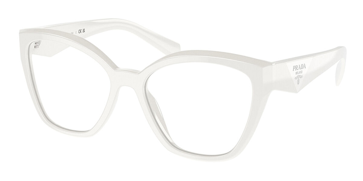 Prada PR 20ZV 17K1O1 Eyeglasses in White | SmartBuyGlasses USA