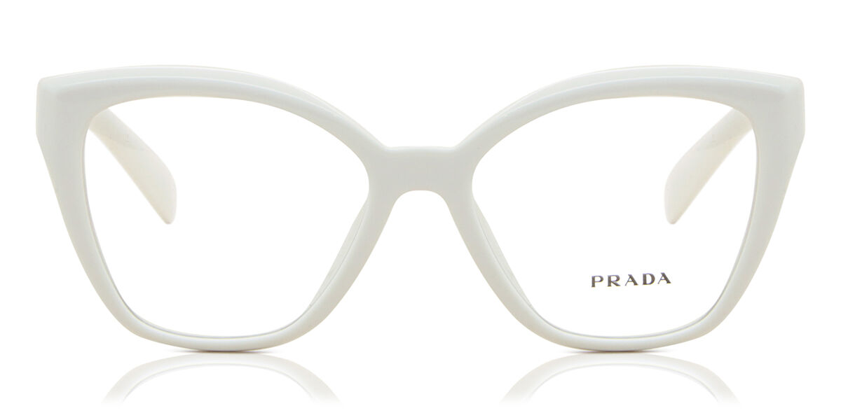 Prada PR 20ZV 17K1O1 Eyeglasses in White | SmartBuyGlasses USA