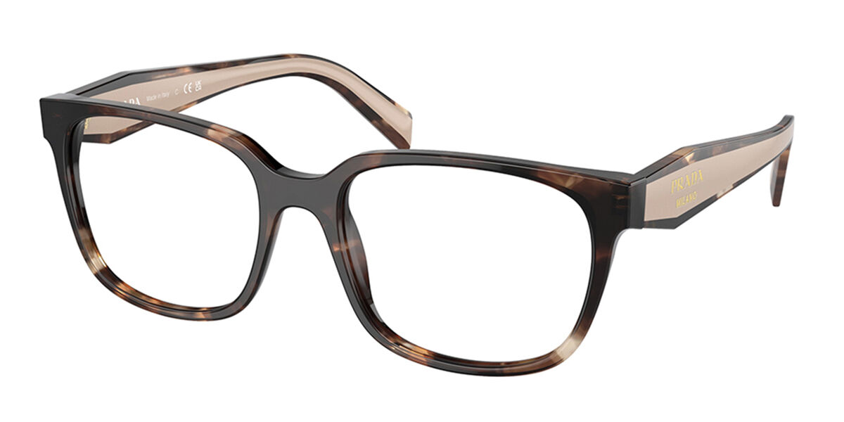 Prada PR 17ZVF Asian Fit 1AB1O1 Eyeglasses in Black | SmartBuyGlasses USA