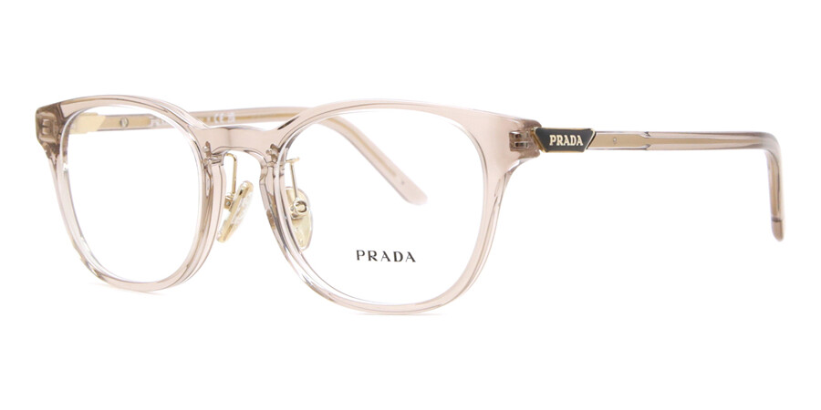 Prada PR 12ZVD Asian Fit 05N1O1 Glasses Transparent Pink | VisionDirect ...