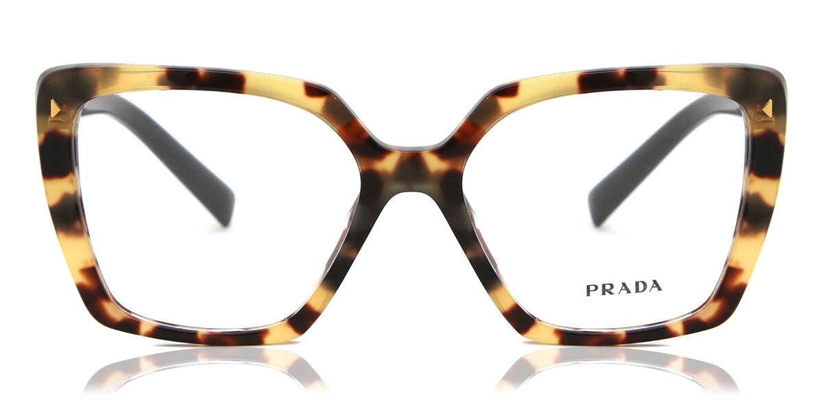 Prada PR 16ZV 7S01O1 Glasses Black Tortoise | SmartBuyGlasses UK
