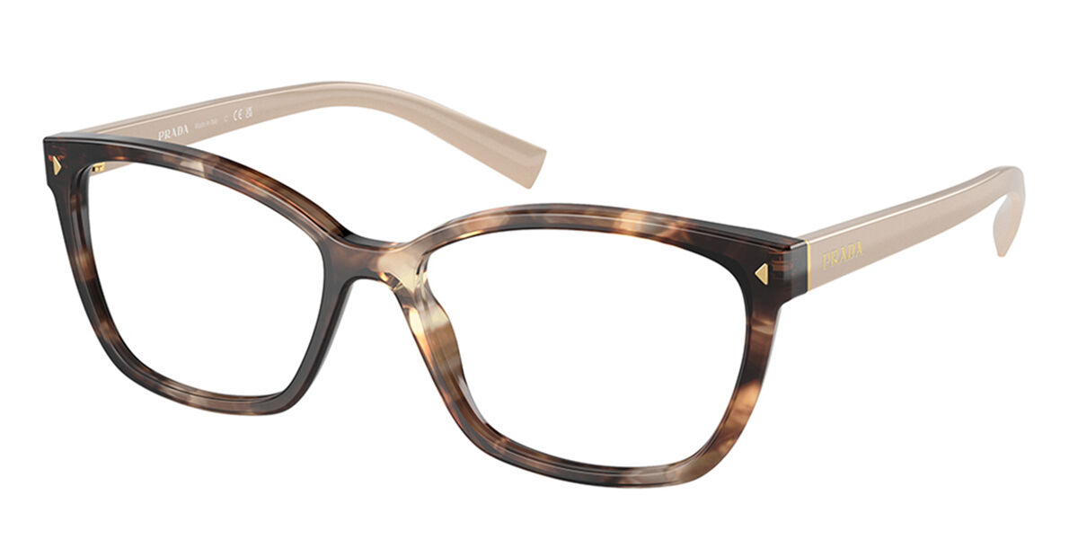Prada PR 15ZV 07R1O1 Eyeglasses in Caramel Tortoise | SmartBuyGlasses USA