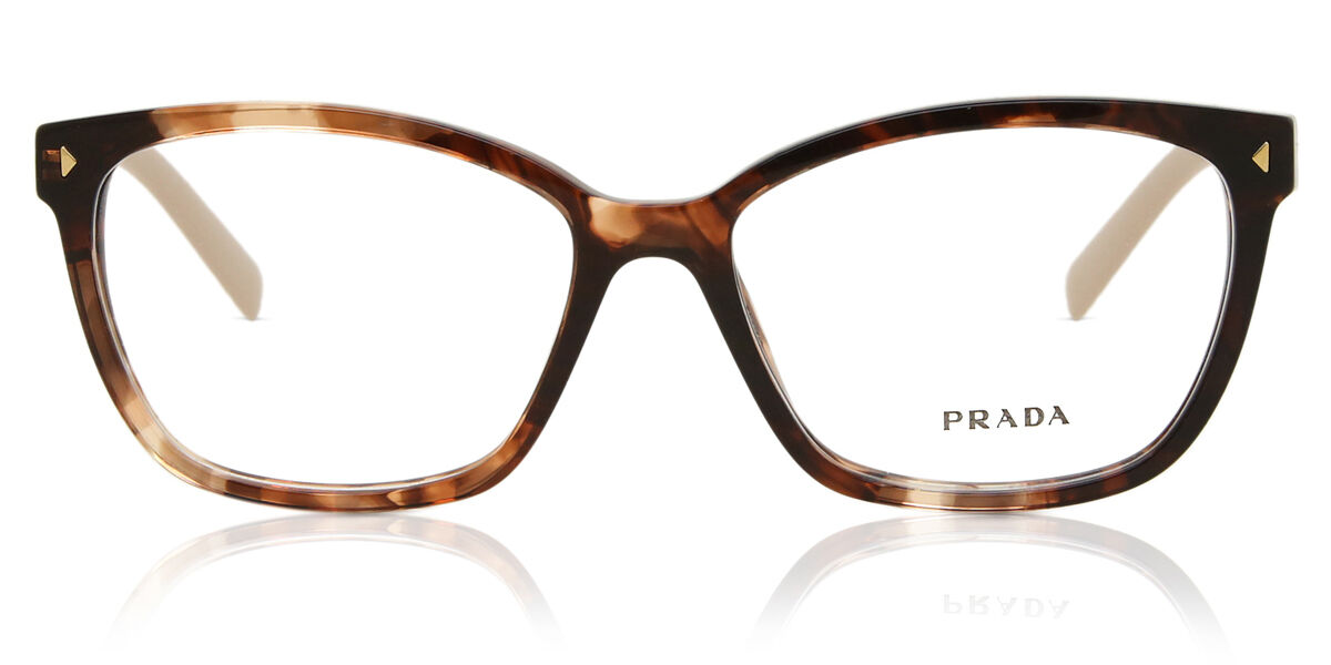 Prada PR 15ZV 07R1O1 Glasses Caramel Tortoise | VisionDirect Australia
