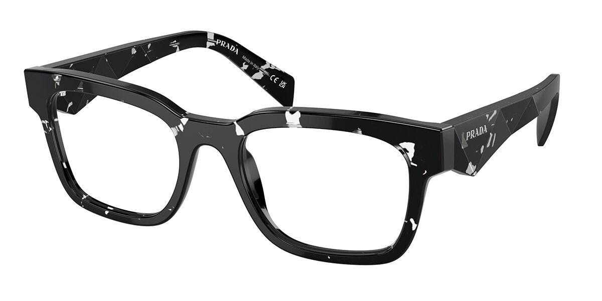 Prada PR A10V 16K1O1 Glasses Black | VisionDirect Australia