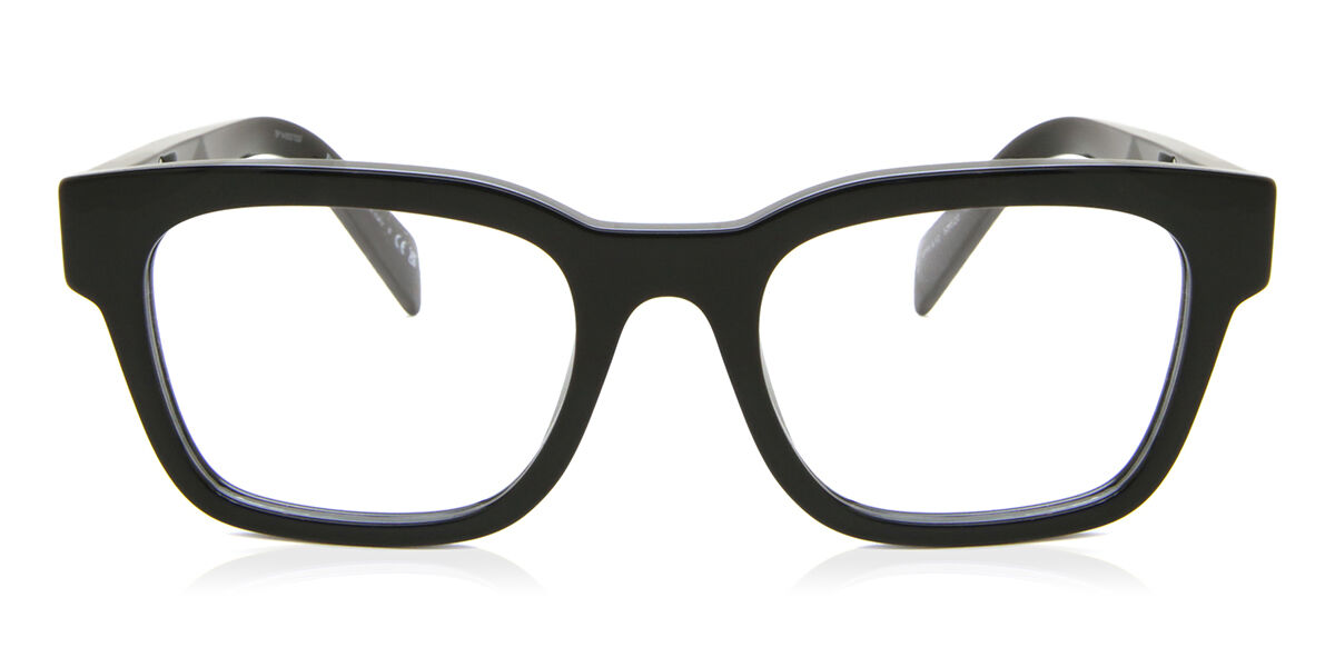 Prada PR A10V 16K1O1 Eyeglasses in Black | SmartBuyGlasses USA