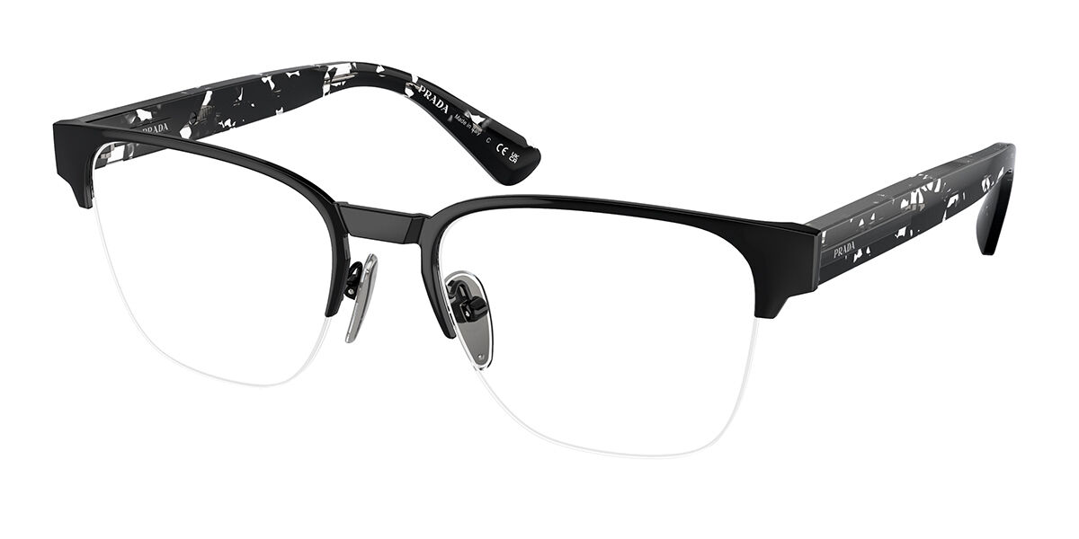 Prada PR A52V 1AB1O1 Eyeglasses in Black | SmartBuyGlasses USA