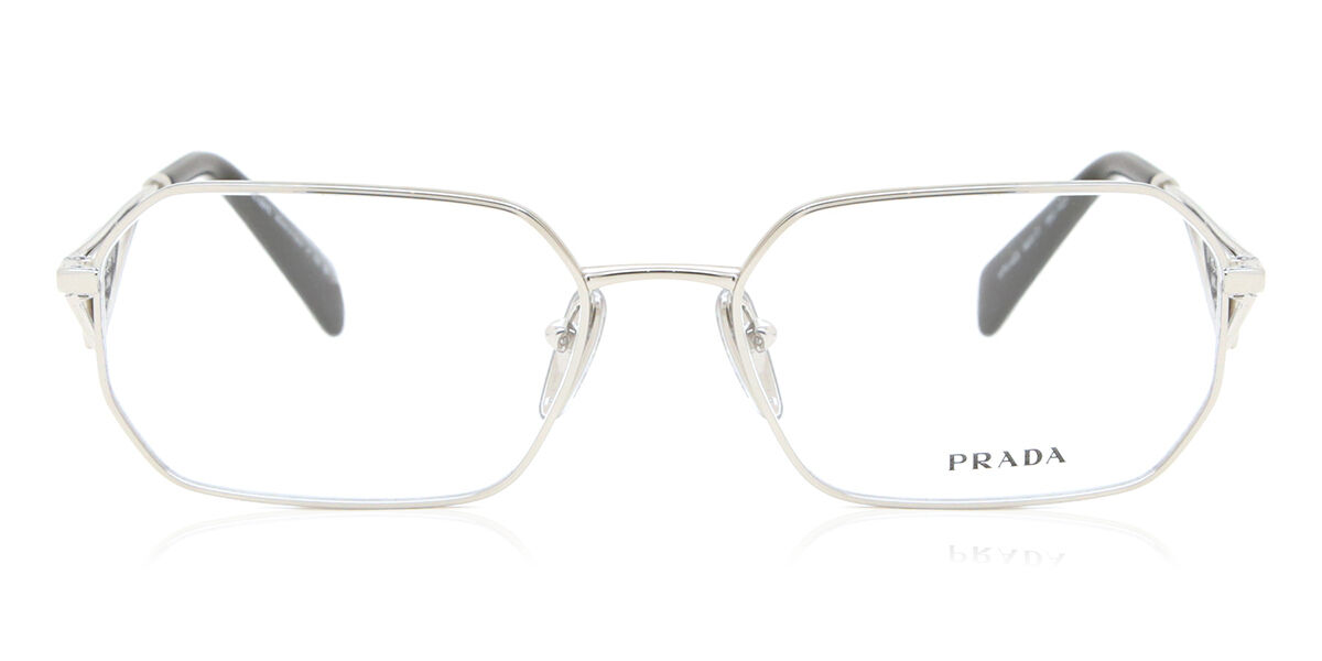 Prada PR A53V 1BC1O1 Glasses Silver | VisionDirect Australia