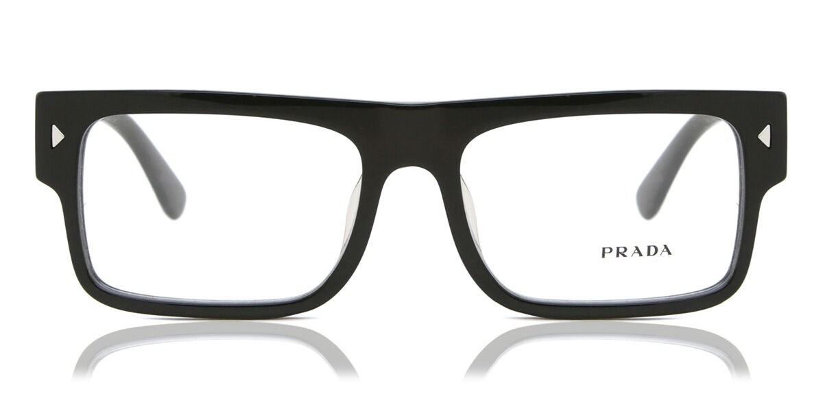 Prada PR A01VF Asian Fit 16K1O1 Eyeglasses in Black | SmartBuyGlasses USA