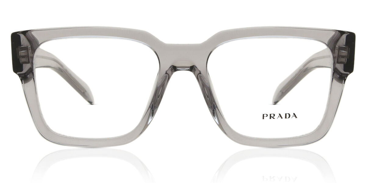 Prada PR 08ZV 18S1O1 Eyeglasses in Transparent Asphalt Grey ...