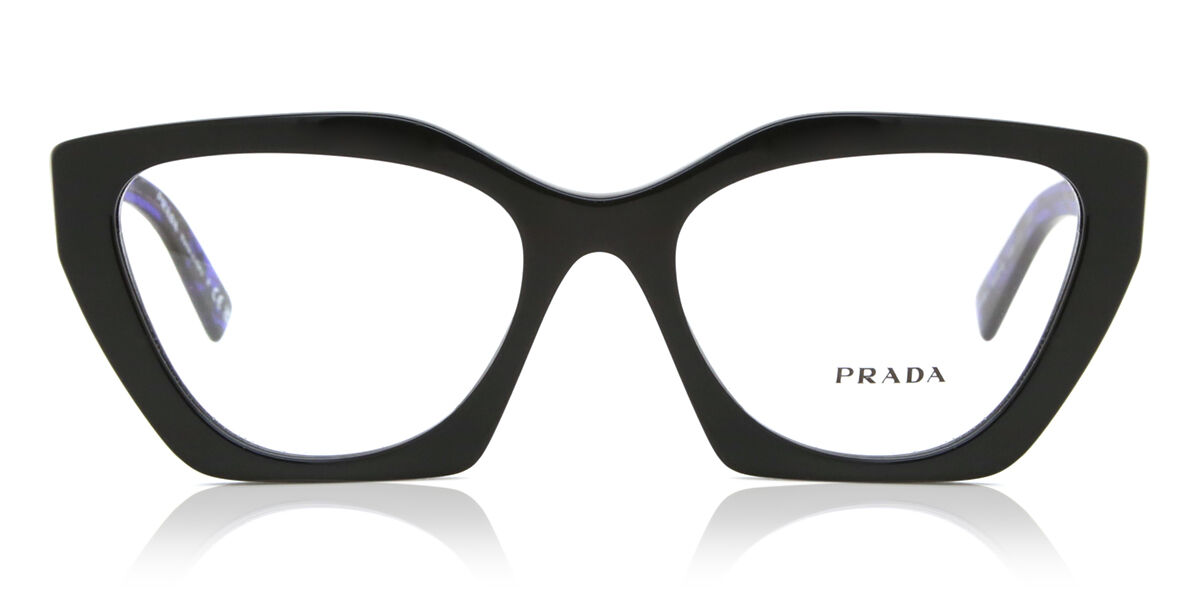 Prada PR 09YV 19S1O1 Eyeglasses in Black | SmartBuyGlasses USA