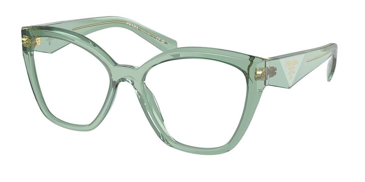 Prada PR 20ZV 11R1O1 Eyeglasses in Transparent Sage | SmartBuyGlasses USA