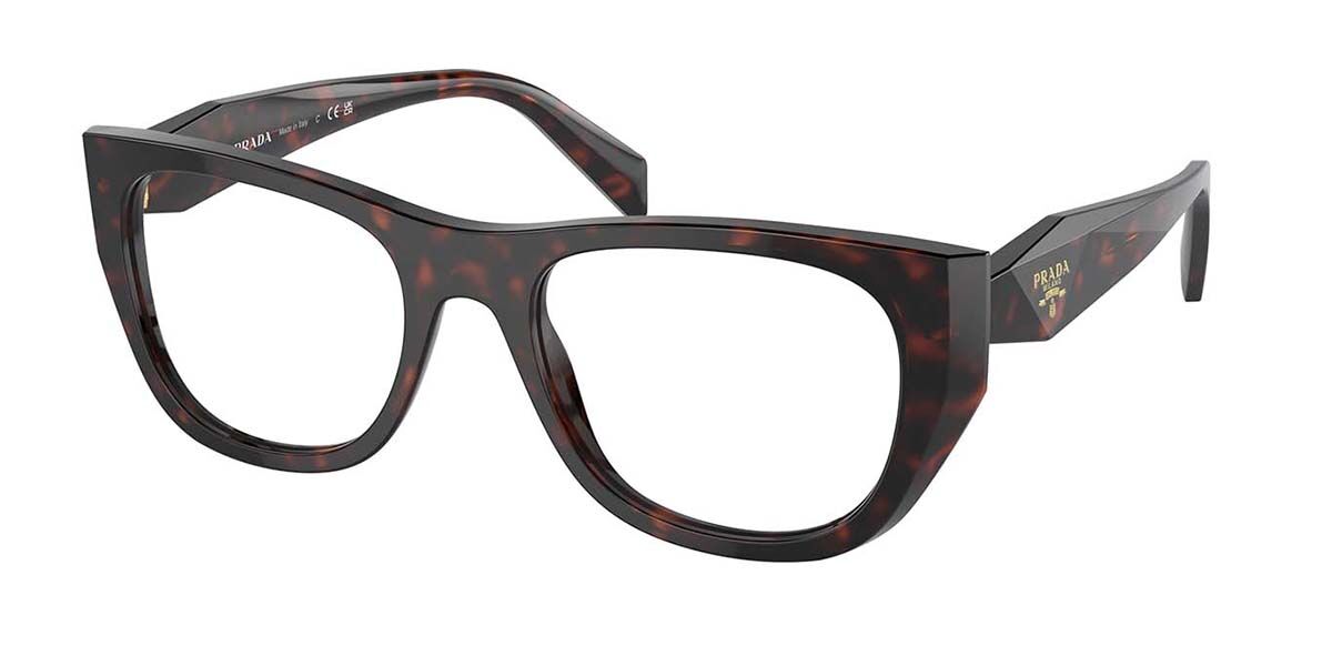 Prada PR A18V 17N1O1 Eyeglasses in Root Tortoise | SmartBuyGlasses USA