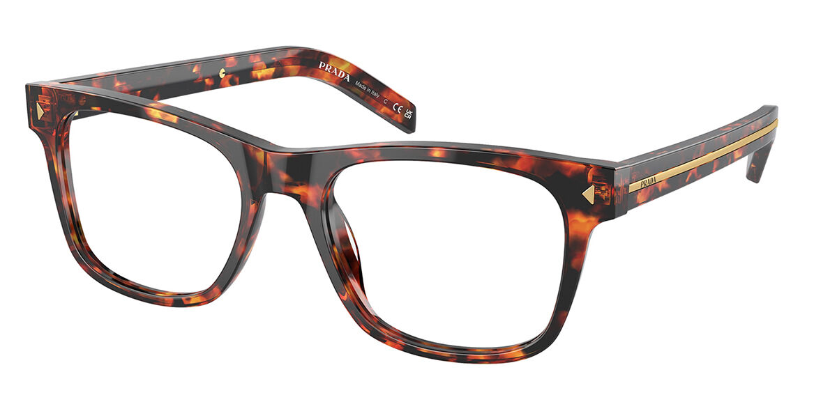 Prada PR A13VF Asian Fit 14O1O1 Glasses Magma Tortoise | VisionDirect ...