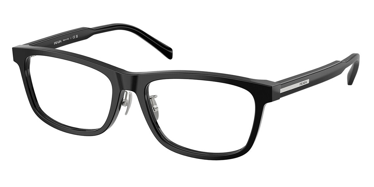 Prada PR B08VD Asian Fit 16K1O1 Glasses Black | SmartBuyGlasses India