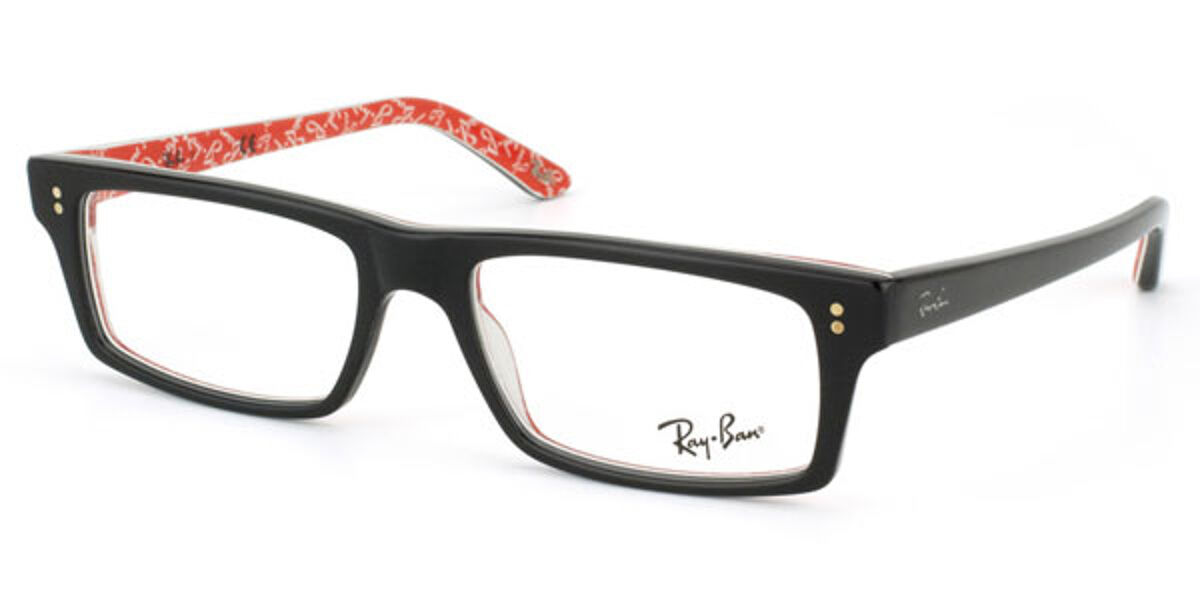 Ray-Ban RX5237 2479 Glasses Red | VisionDirect Australia