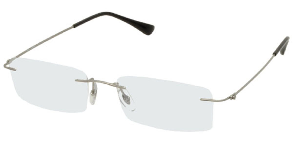 Ray-Ban RX8680 Tech Light Ray 1127 Glasses Silver | VisionDirect Australia