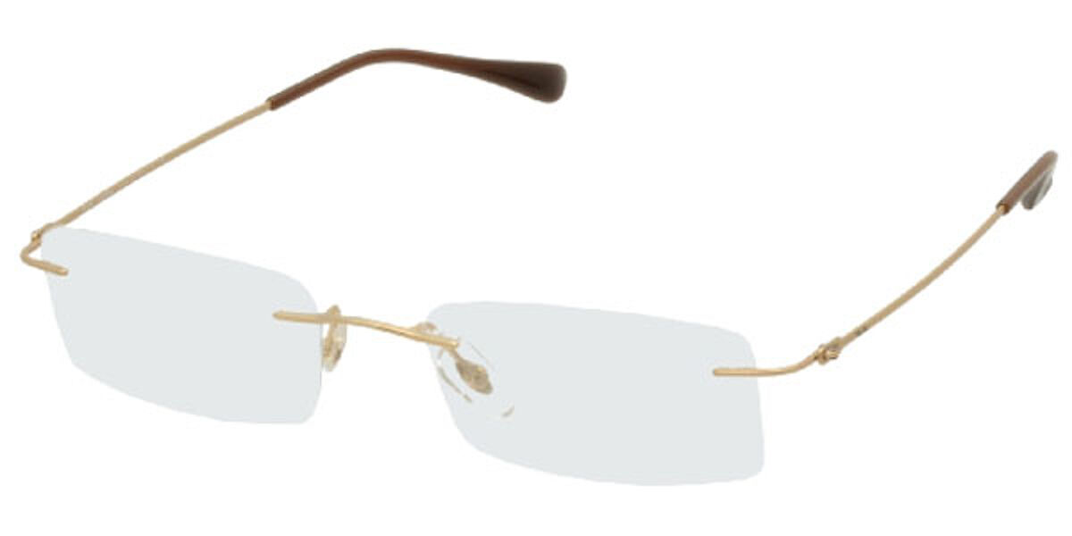 Ray-Ban RX8680 Tech Light Ray 1129 Glasses Gold | VisionDirect Australia